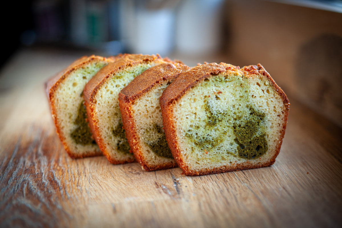 Matcha Lemon Loaf Cake ends 3/2 – A&J King Artisan Bakers